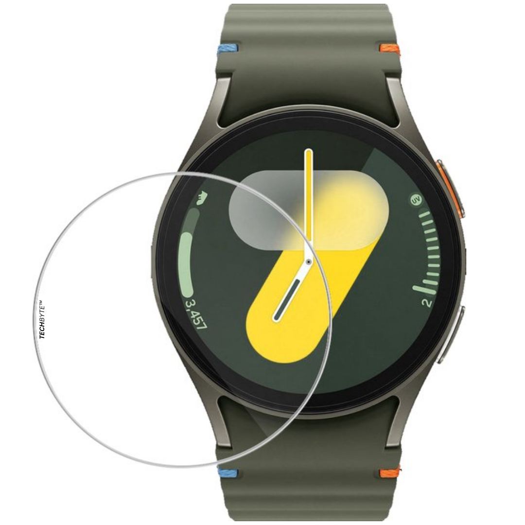 TechByte Tempered Glass Screen Protector for Samsung Galaxy Watch 7 ...