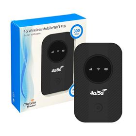 Black 4G/5G Portable Router for Travel - 10-Device Sharing, 8-10H ...