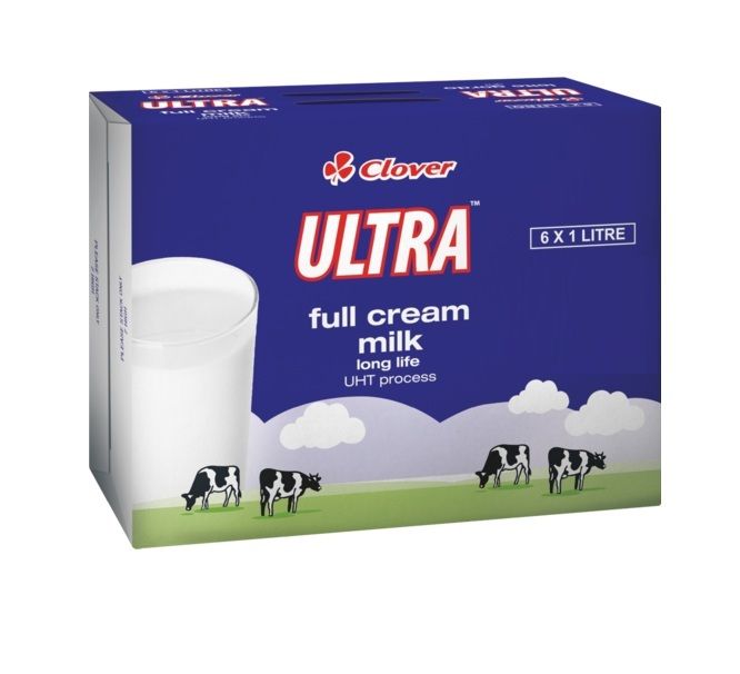 Clover Ultra long life full cream milk 6 x 1L | Shop Today. Get it ...