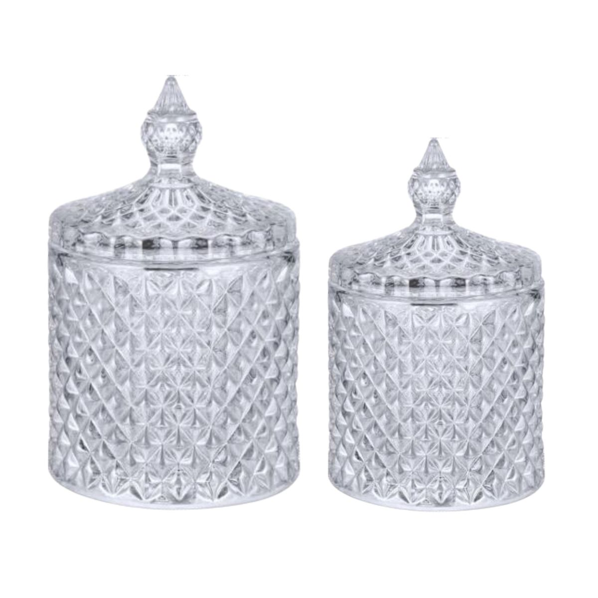 Canisters & Jars - Large and Small Glass Candy Combo Set for sale in ...