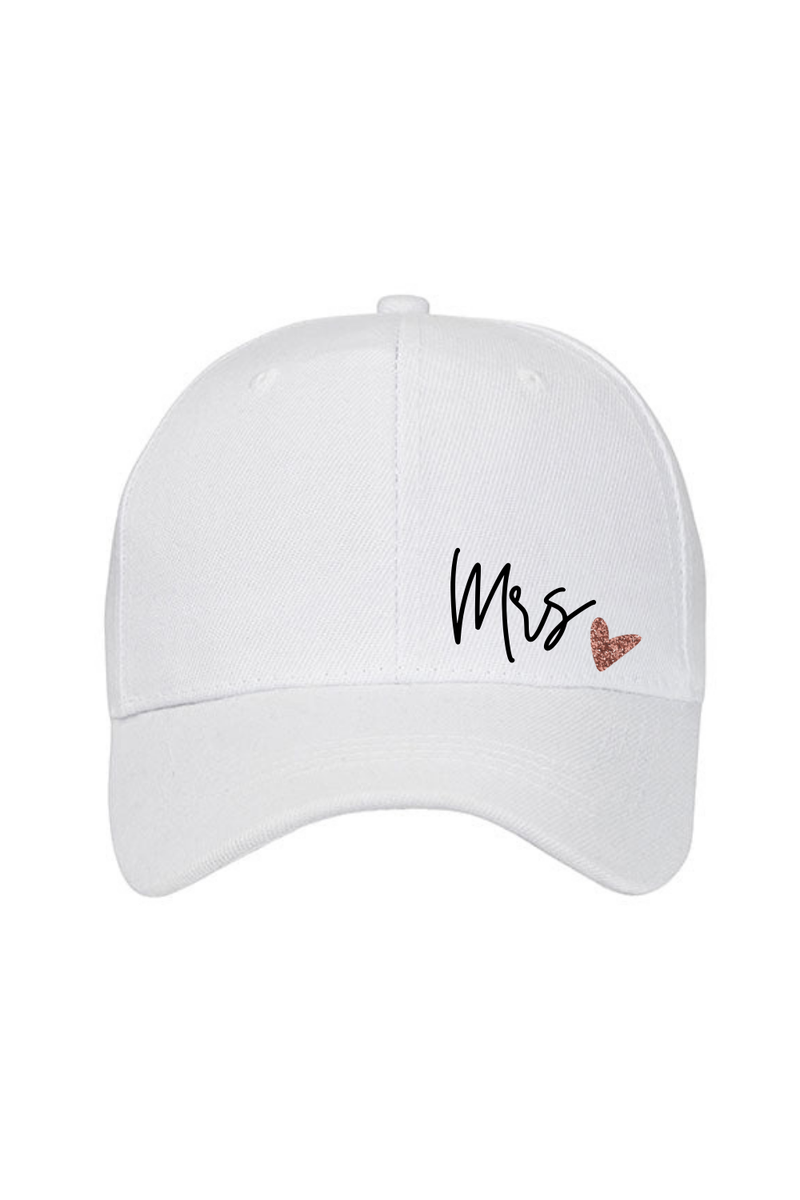 Love & Sparkles Mrs Cap with Glitter Heart | Shop Today. Get it ...