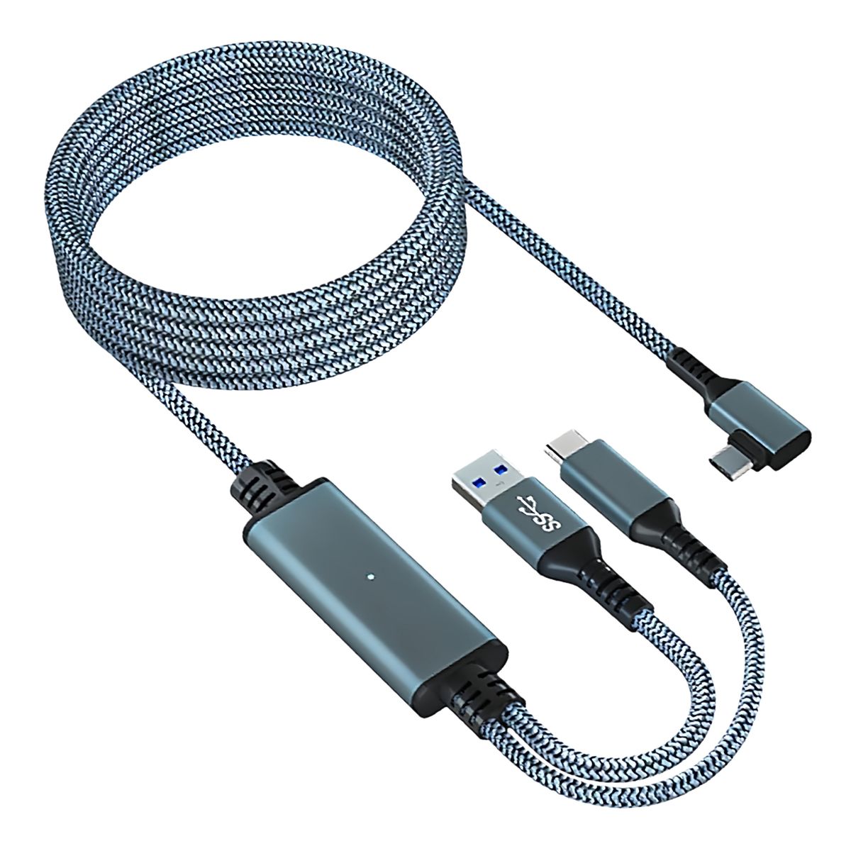 5M VR Link Cable Compatible with Meta Quest 3/2,Pico3,Fast Charging ...
