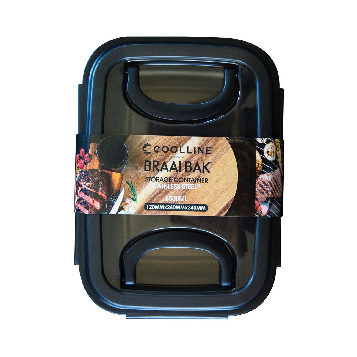 BRAAI BAK - Stainless Steel Food Storage Container - 5.5L | Shop Today ...