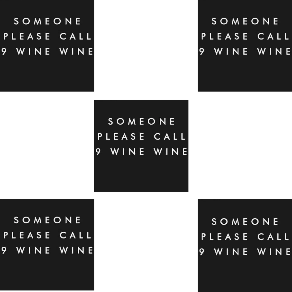 Someone Please Call 9 Wine Wine Coaster Set | Shop Today. Get it ...