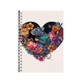 Rat Heart Style Notebook Art Gift Idea Notepad Pad 114 | Shop Today ...