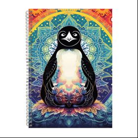 Psychedelic Penguin 1 Gift Idea A4 Notepad 249 | Shop Today. Get it ...