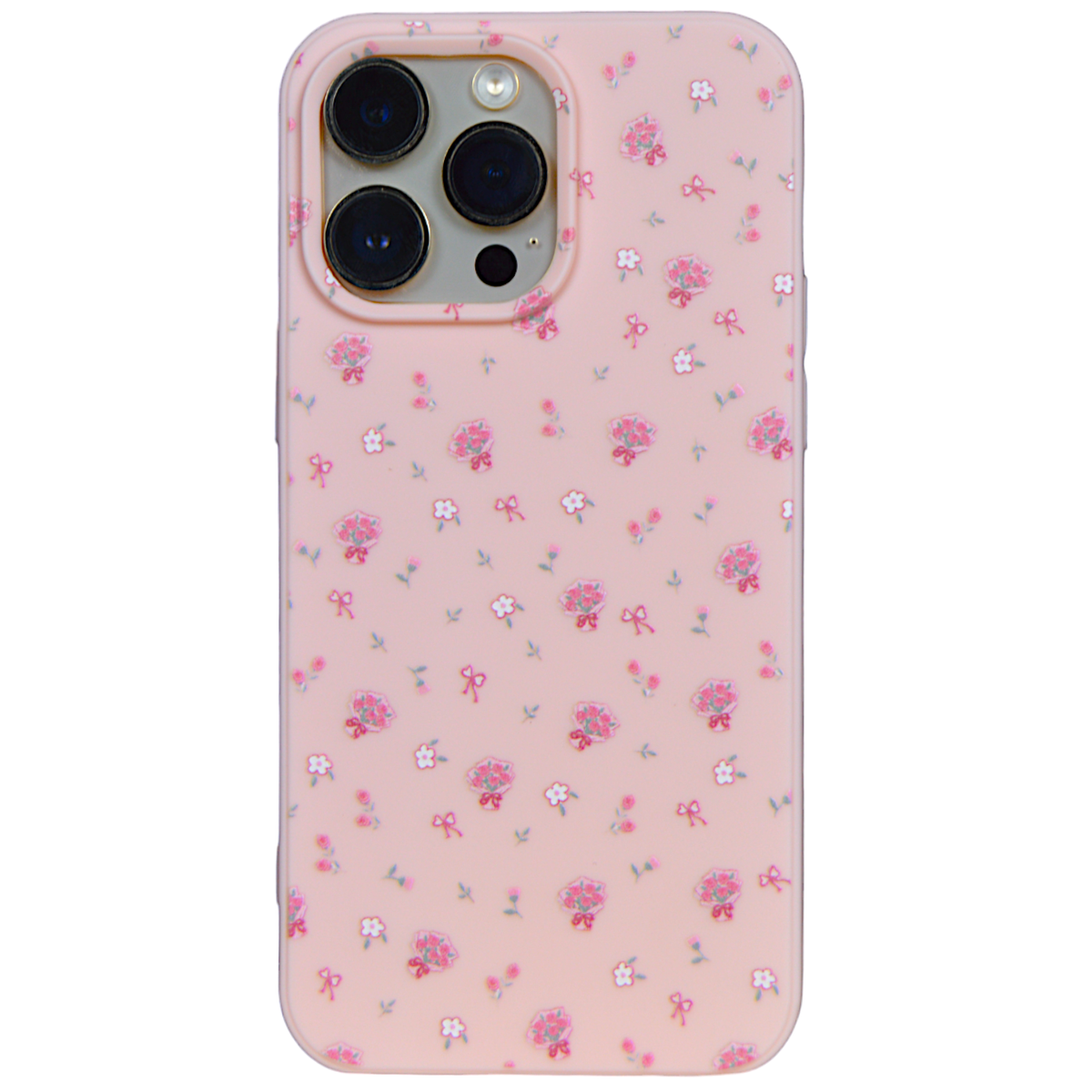 Light Pink - Phone Case with Pink Bouquet Floral - Iphone 15 Pro | Shop ...
