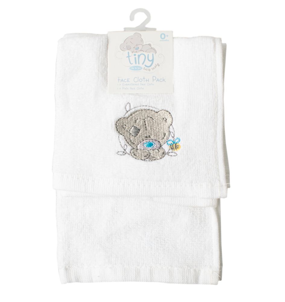 TATTY TEDDY Official Licensed Baby 2Pk Embroidered Face Cloths | Shop ...