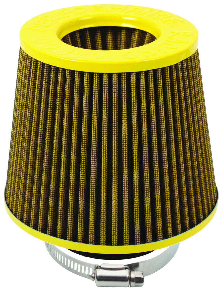 Standard Open Top Cone Air Filter - 76mm Inlet - Yellow | Shop Today. Get it Tomorrow ...