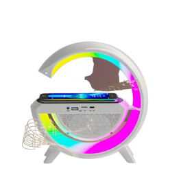 4 In 1 Wireless Charger Multifunction Rainbow LED Light Bluetooth ...