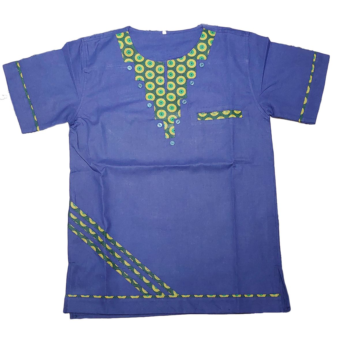 African Traditional T-Shirt For Men Short Sleeve | Shop Today. Get it ...