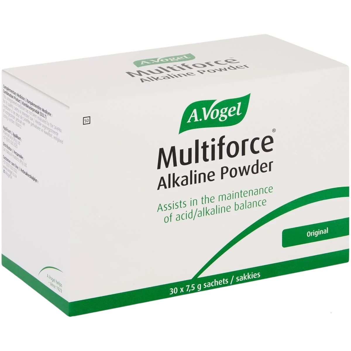 A. Vogel - Multiforce Alkaline Powder 30 x 7.5g Sachet | Shop Today ...
