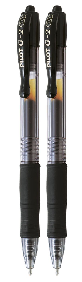 Pilot G-2 10 Gel Broad Nib Retractable Pen Pack of 2 - Black | Shop ...
