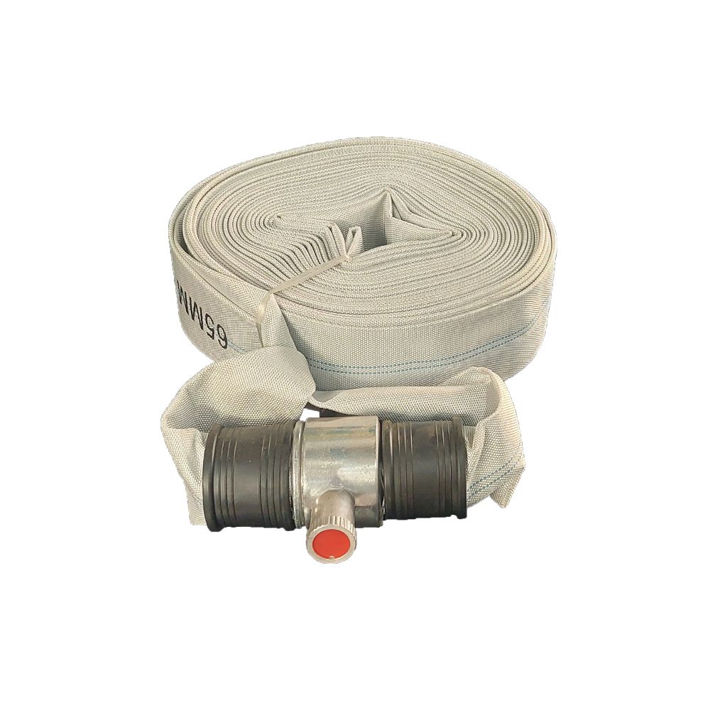 Layflat Hose 65mm X 30m C w Couplings 10 Bar White Shop Today Get