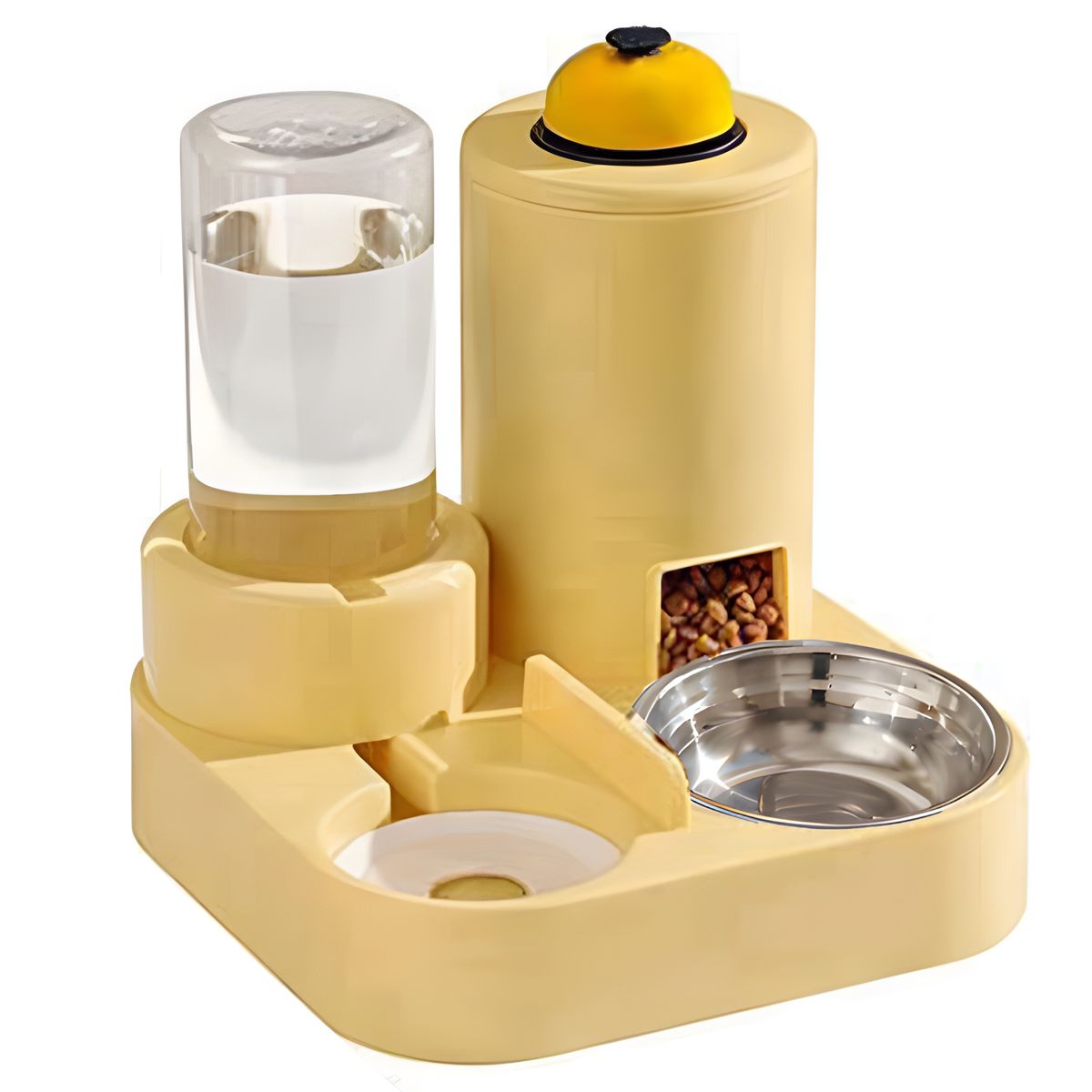 Feeder Automatic-2-in-1 Automatic Pet Feeder & Water Dispenser With ...