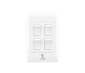DrLight White 4 Lever Wall Switch -16A 250V | Shop Today. Get it ...