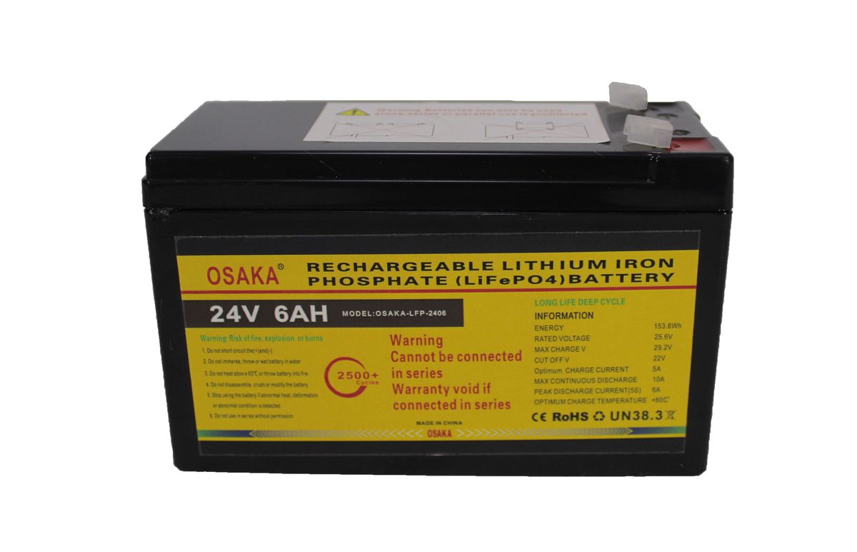 24V 6AH Rechargeable Lithium Battery | Shop Today. Get it Tomorrow ...