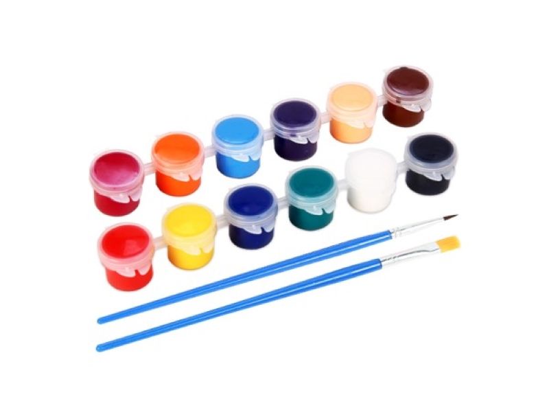 12-Colour 5ML Acrylic Paint Set - TYP002 | Shop Today. Get it Tomorrow ...