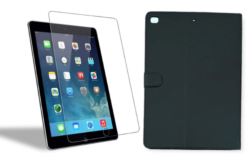 HD Screen Protector & Protective Case For iPad 6th Generation 9.7 ...