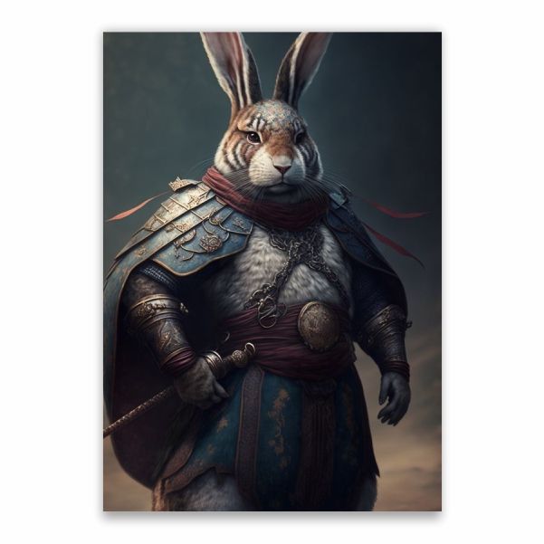 Rabbit Warrior Poster - A1 | Shop Today. Get it Tomorrow! | takealot.com