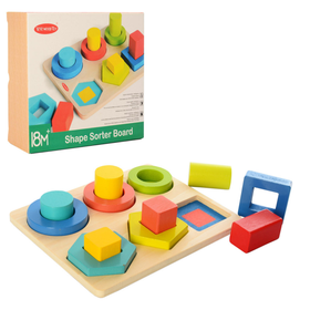 Wooden Educational Preschool 6 Shape Sorter Board | Shop Today. Get it ...
