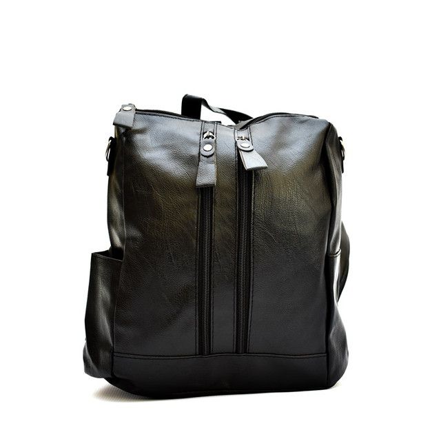 Small Double Vertical Zipper Backpack | Shop Today. Get it Tomorrow ...