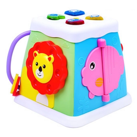 Multicolor Kids Activity Logic Cube Shape Montessori Baby Educational ...