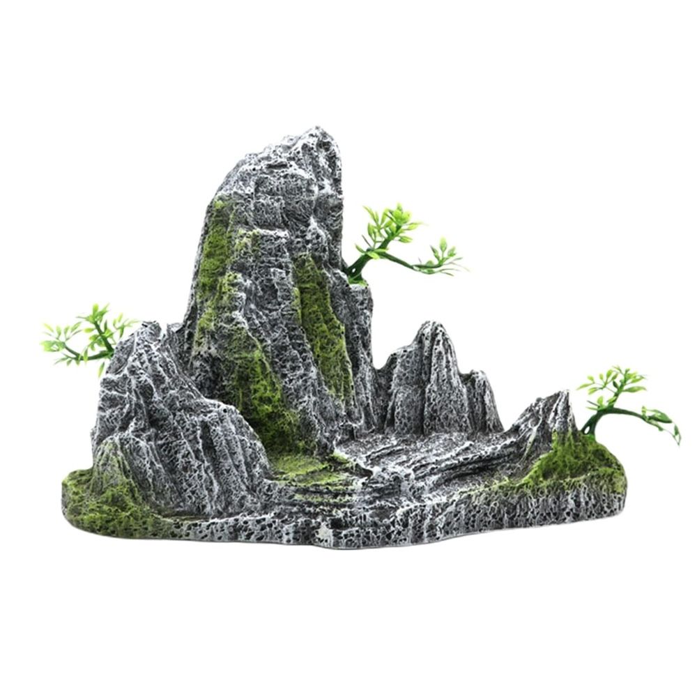 Pet Aquarium & Fish Tank Creative Stone Rockery Landscaping Ornament ...