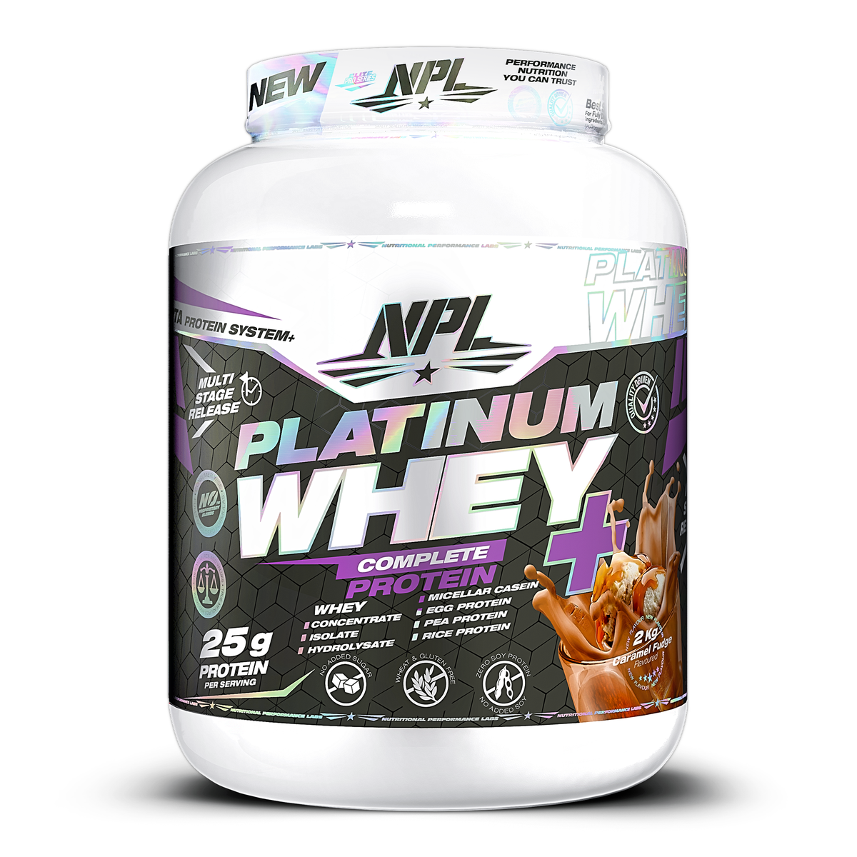 NPL Platinum Whey + Caramel Fudge 2kg | Shop Today. Get it Tomorrow ...