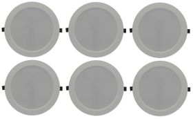 Hello Today LED Concealed Round Panel Light 18w 218.5 Diameter - 6 Pack ...