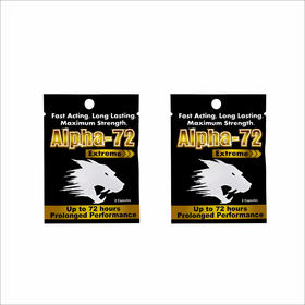 2 Pack Alpha-72 Extreme Capsules (2 Each) | Male Performance Booster ...