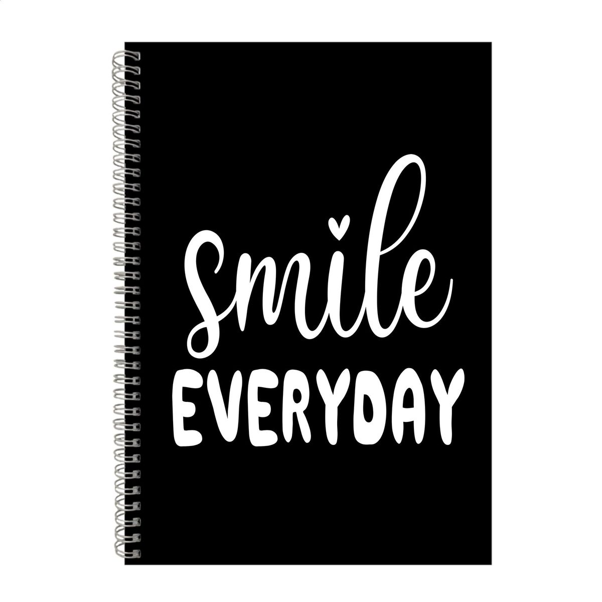 Smile A4 Notebook Pad Trendy Motivational Graphic Birthday Present 043 ...