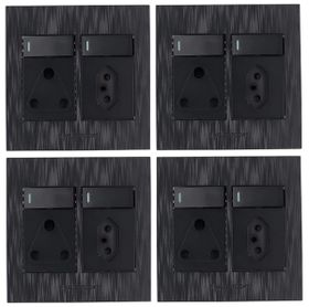 Modern 16A + Euro Socket 4x4 Wall Plug 4pcs-MRUL | Shop Today. Get it ...