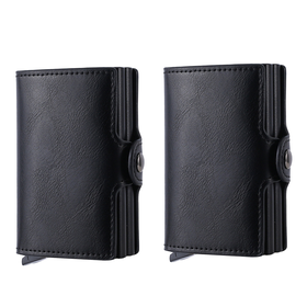 2Pack Credit Card Holder Pop Up Wallet RFID Blocking and Money Clip ...