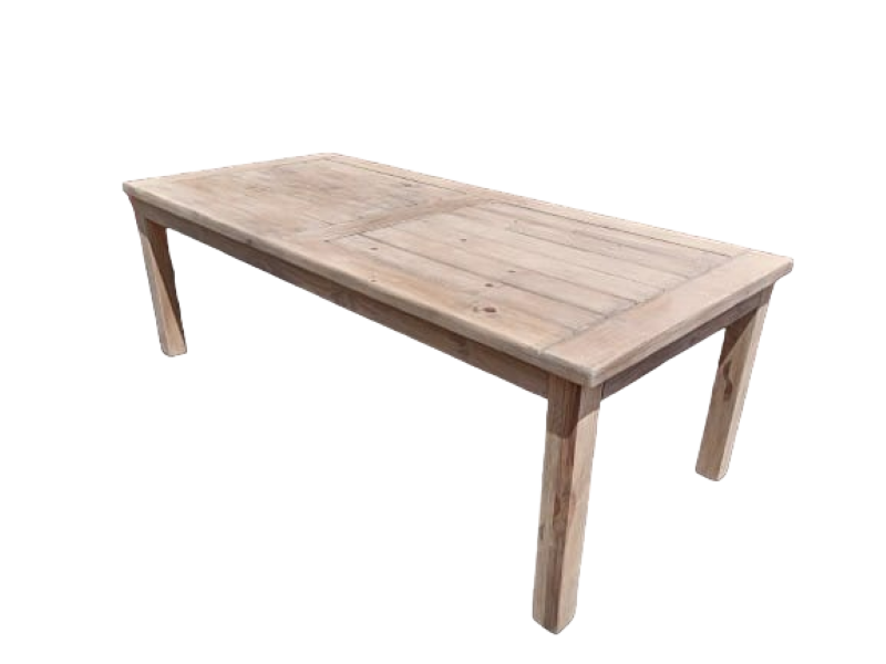 Solid Pine Light Teak Stained 8 Seater Table | Shop Today. Get it ...