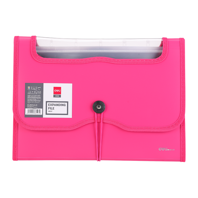DELI A4 Expanding File 13 Pockets - Pink | Shop Today. Get it Tomorrow ...