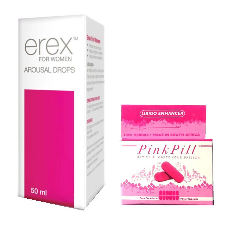 Erex Women Arousal Drops and Pink Pill Arousal Combo | Shop Today. Get ...