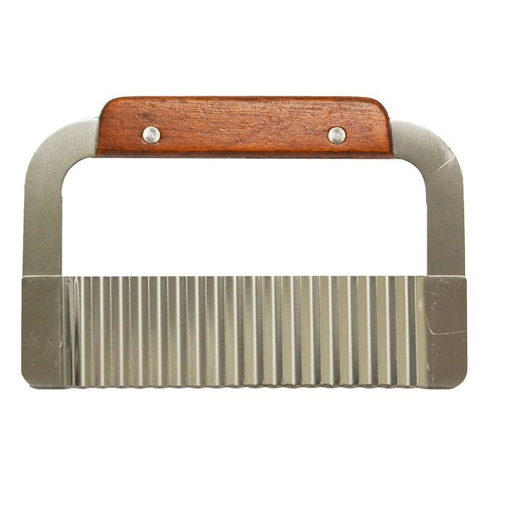 FI- Crinkle Cut Serrated Edge Wood Handle Cutting Tool | Shop Today ...