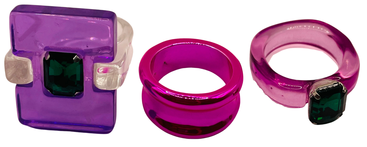 Women Purple - Pink Stacking Ring - Pink Purple - Space Jam | Shop ...