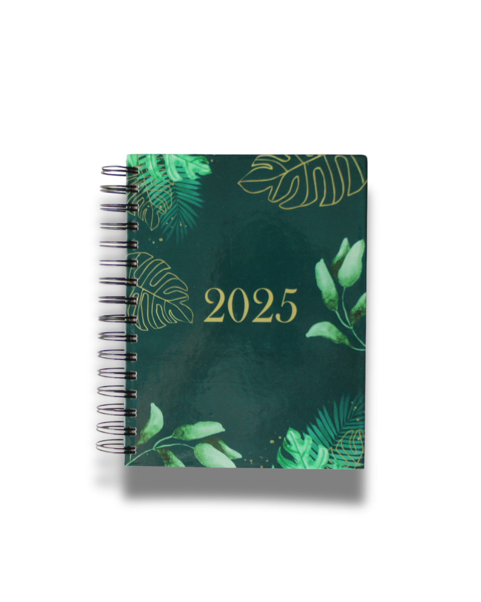A5 Wire Bound Diary - Green Leavy | Shop Today. Get it Tomorrow ...