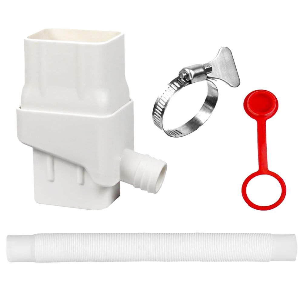 Tool DIY Gutter Downspout Rain Water Diverter Hose Connector Kit - 16cm ...