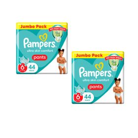 Pampers Anti-Rash Shield Pants Size 6 (14-19 kg) (2 x 44 Diapers ...