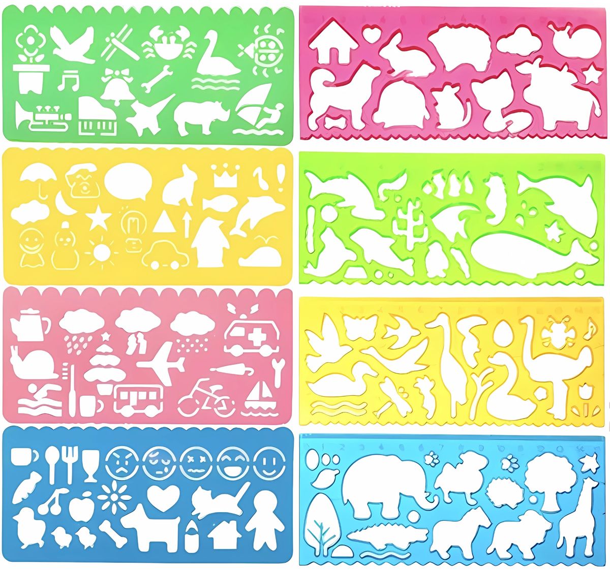 Stencil Spectacular: 20 Colorful Designs for Endless Creation Fun ...