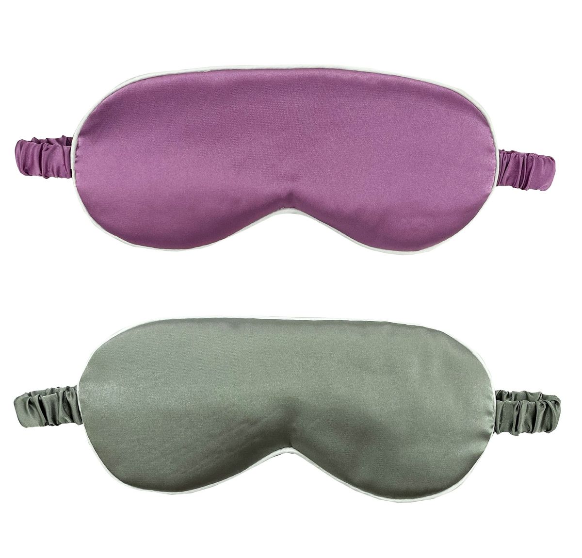 Sleep Masks Silky Soft Satin Eye Mask Cover Blindfold Elastic Strap -2 ...