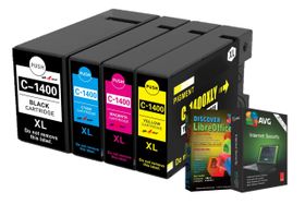 Canon 1400XL/PGI-1400XL/PGI-1400 Bk,C,M,Y-Multipack -Replacement | Shop Today. Get it Tomorrow ...
