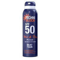 Techniblock SPF50 Sun Protection Wet & Dry Spray - 150ml | Buy Online ...