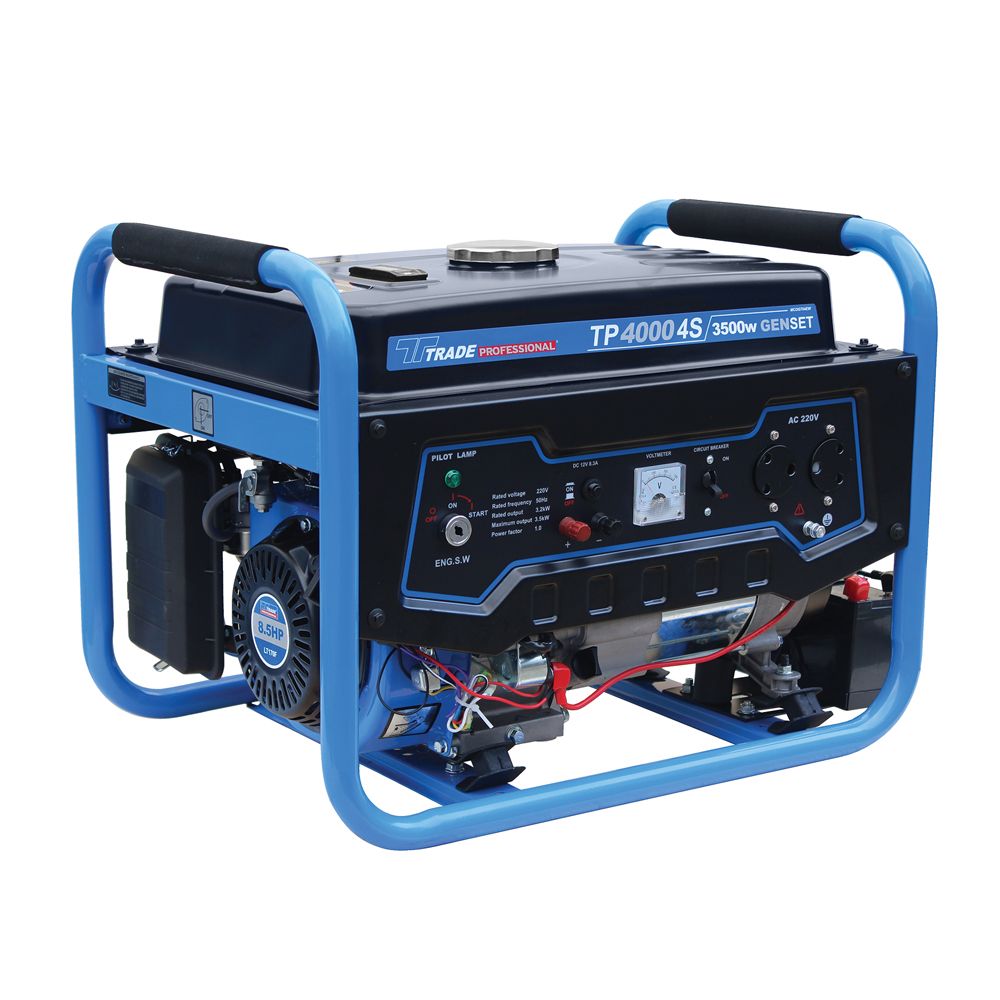 Trade Professional TP 4000 4S-3.5kW 8.5HP Petrol Generator | Shop Today ...