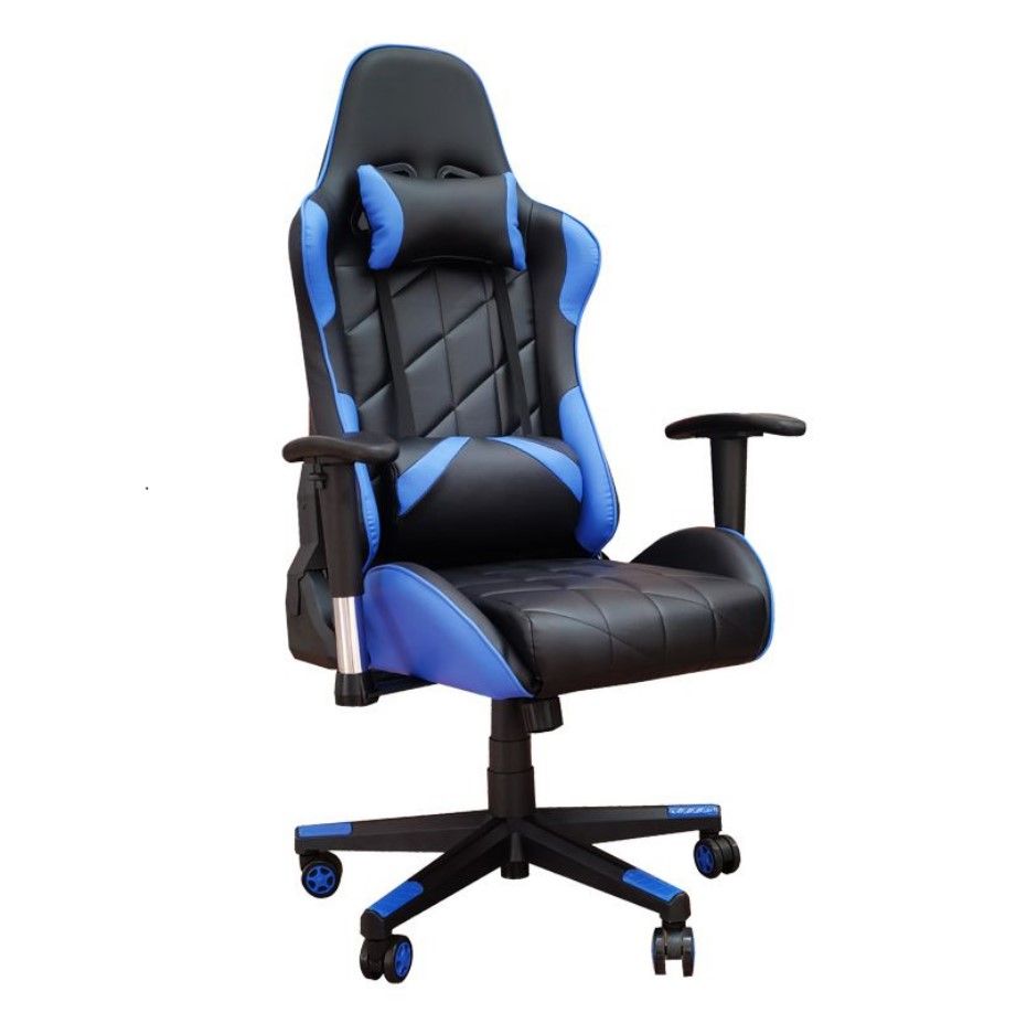 High-Back Adjustable Gaming Chair (Blue) | Shop Today. Get it Tomorrow ...