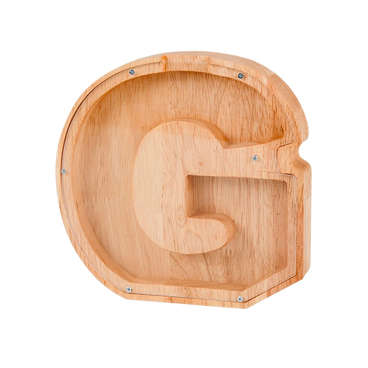 Natural-Wood Decor Money Coin Box - Piggy Bank - G | Shop Today. Get it ...