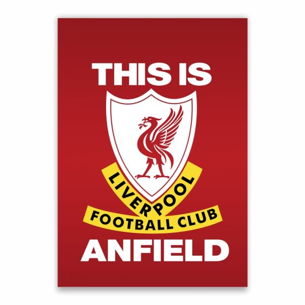 This Is Anfield Logo Poster - A1 | Shop Today. Get it Tomorrow ...